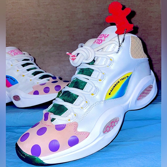Reebok | Shoes | Candyland Reebok X Hasbro Allen Iverson Question Mid ...